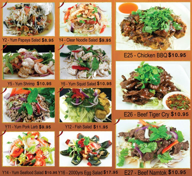 Tony Thai Restaurant » Salad & BBQ