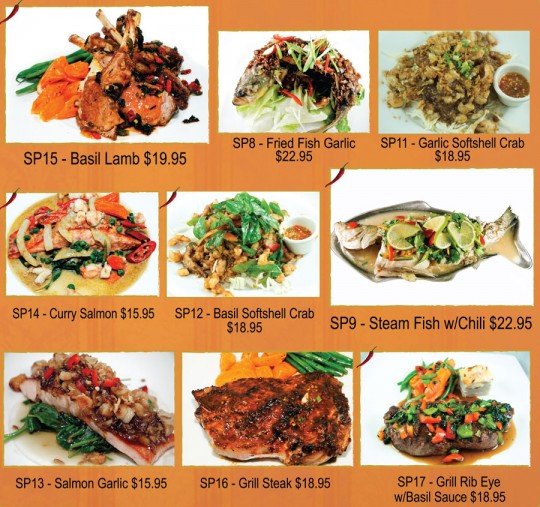 Tony Thai Restaurant » House Special